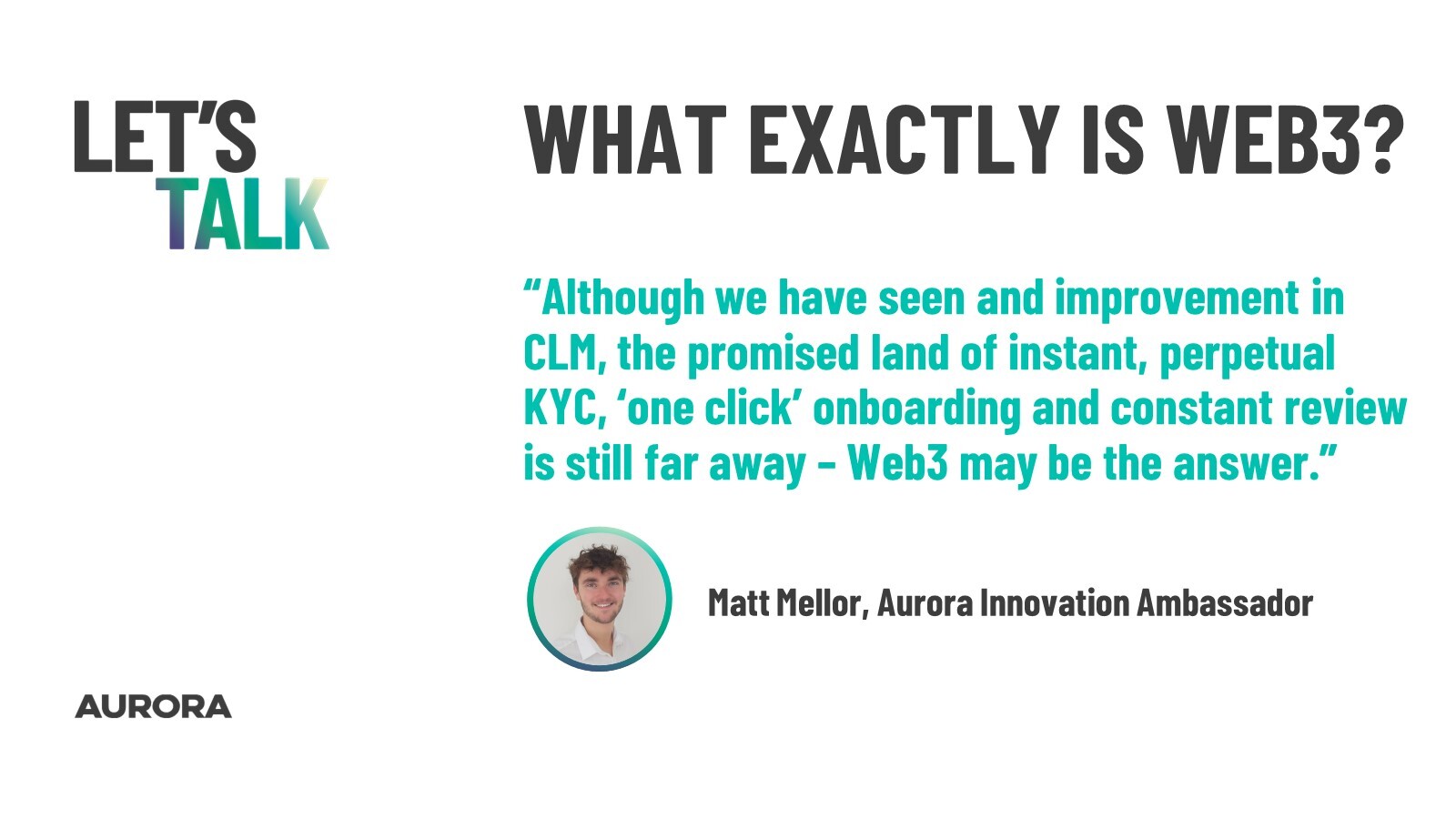 Onboarding and CLM in Web3 — Aurora CLM
