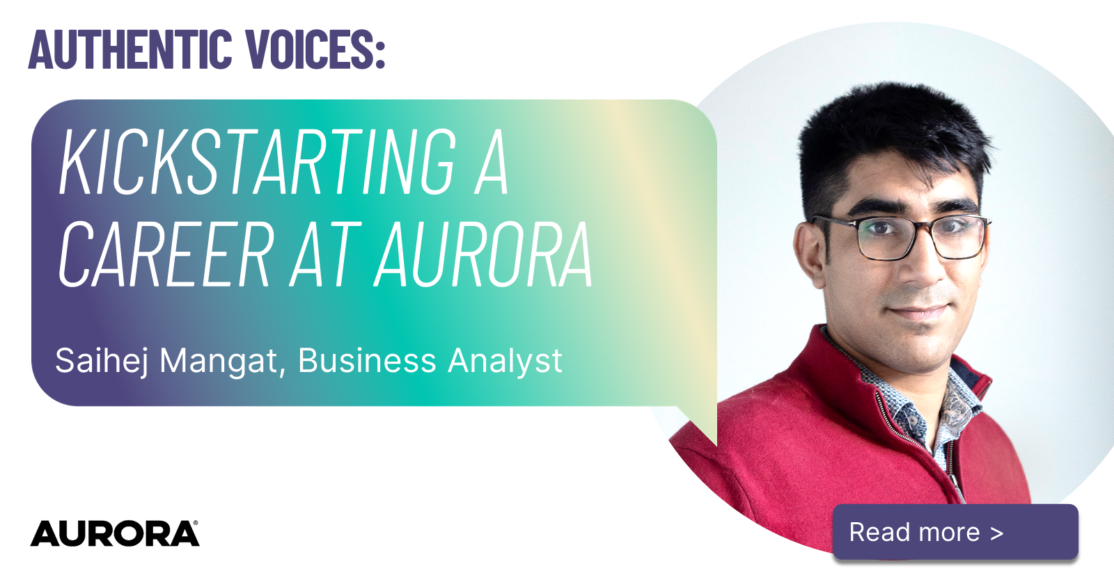 Kickstarting a Career at Aurora — Aurora CLM